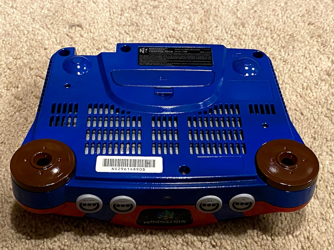 CUSTOM MODDED Nintendo 64 N64 console Super Mario 64 themed | Etsy