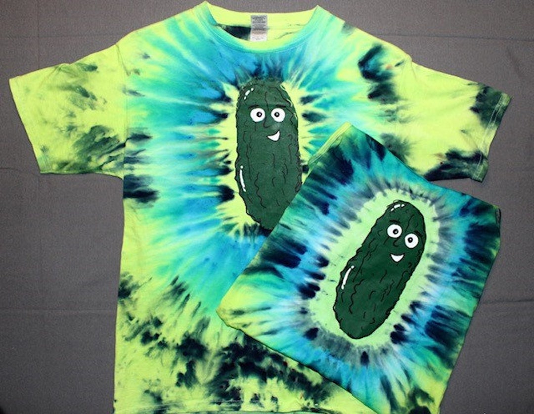 Tie Dye Pickle Design Available on T-shirt Kids 2T,3T,5/6T,XS,S,M,L,XL ...