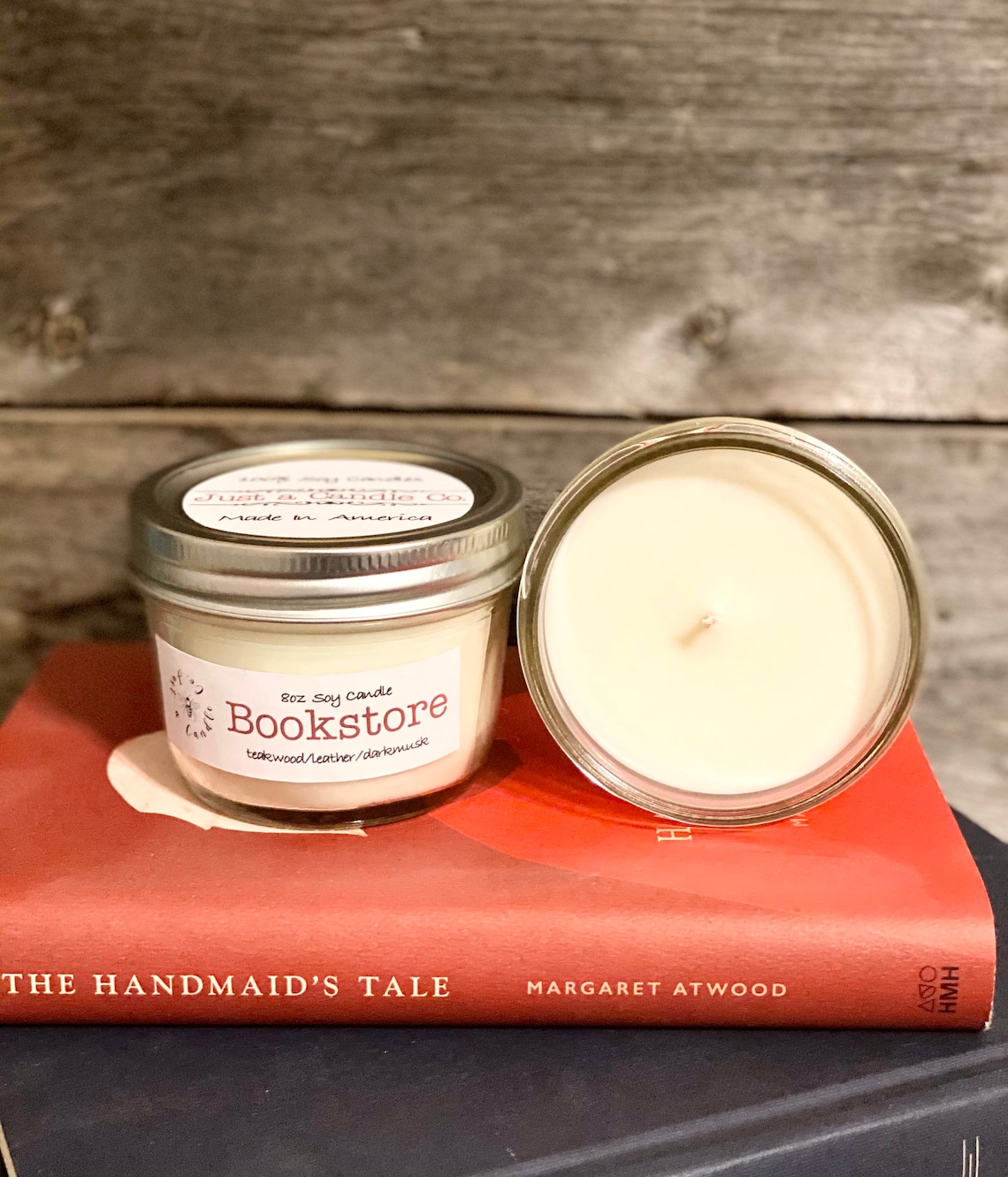 BookStore Candle Book Candle Library Scented Soy Candle | Etsy