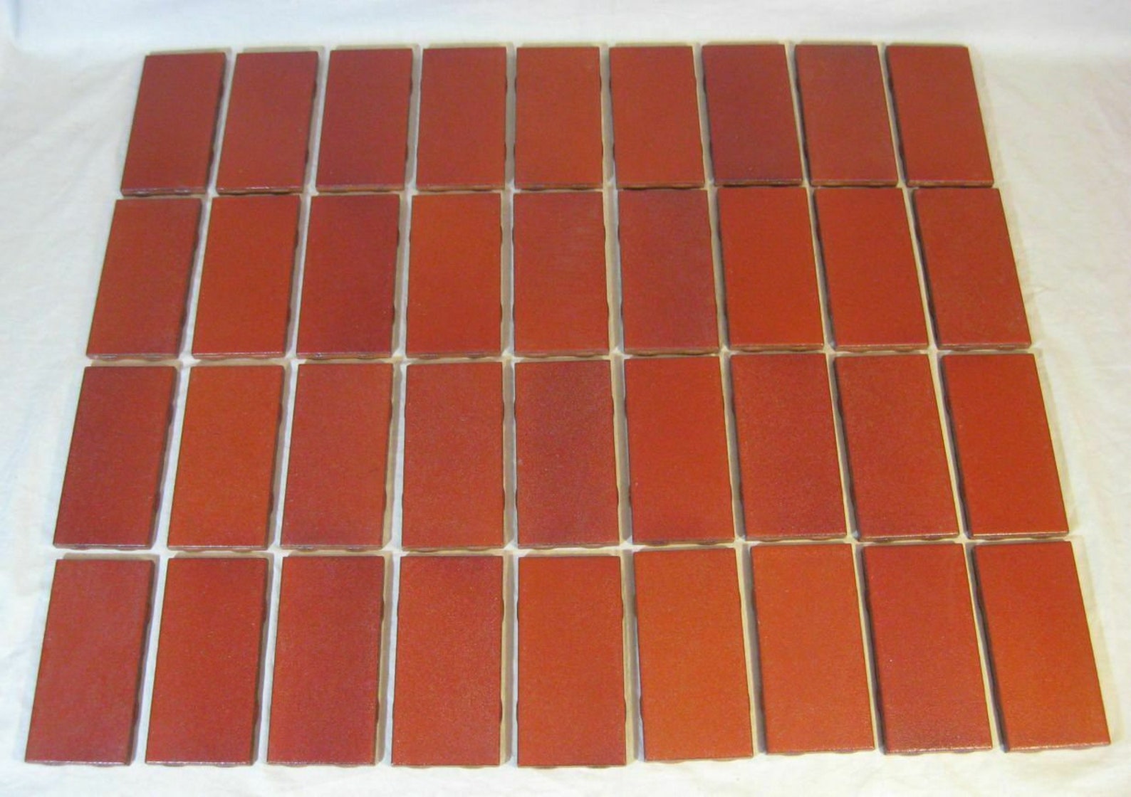36 Vintage Franciscan Interpace Terra Cotta Subway Tiles | Etsy