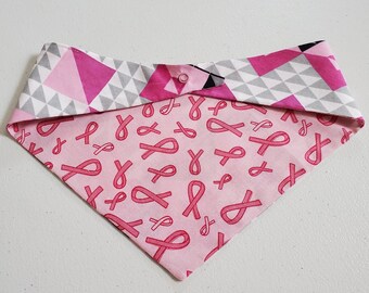 Breast Cancer Awareness Dog Bandana Whoa Dog E - Etsy