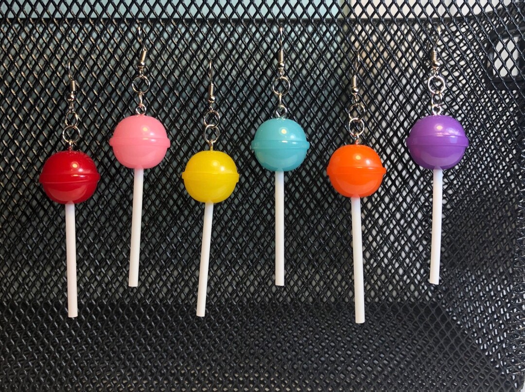 Lollipop Earrings - Etsy