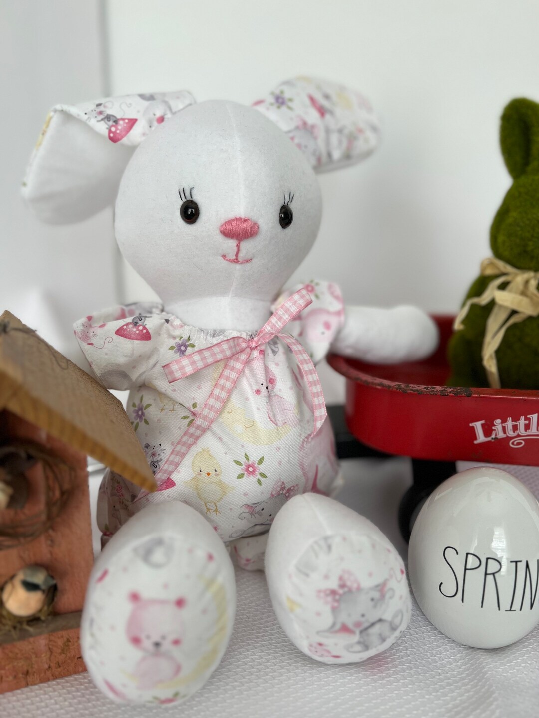 Rita Rabbit Stuffed Animal Rabbit Toy Baby Gift - Etsy