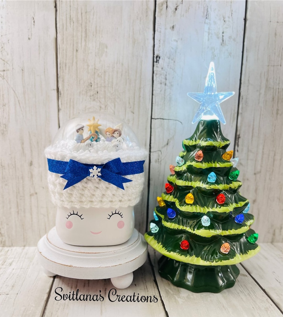 Angel Gabriel Snow Globe Marshmallow Mug Hat Rae Dunn Christmas ...