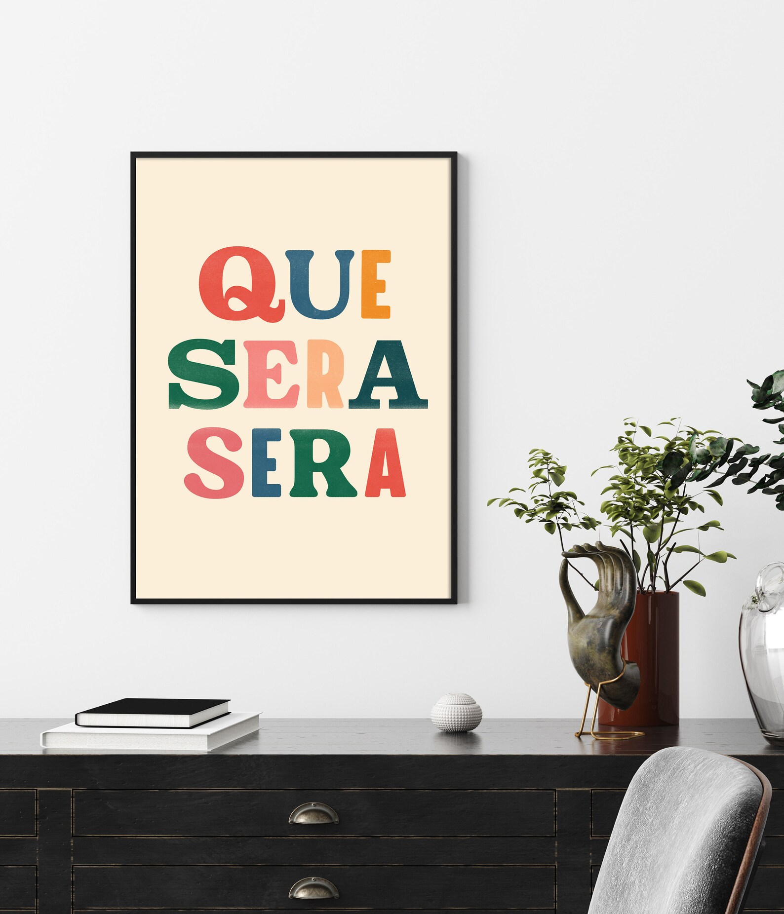 Quote Print Que Sera Sera French Poster Gift Idea - Etsy