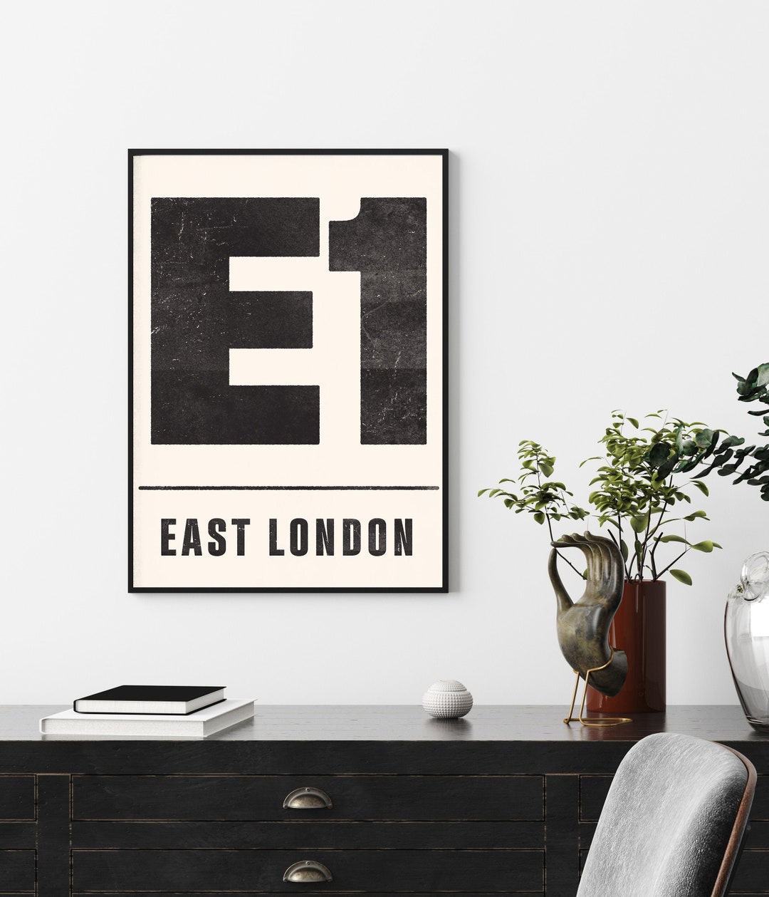 Personalised Print Postcode Poster Area Wall Art Wall Decor Gift Idea ...