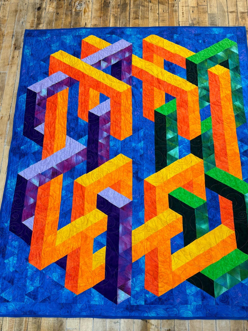 Quaternity Quilt Kit and Stunning 3D Quilts Book - Etsy