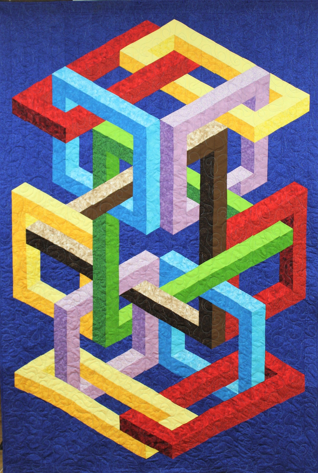 Soliloquy 3D Quilt Pattern Digital Download - Etsy