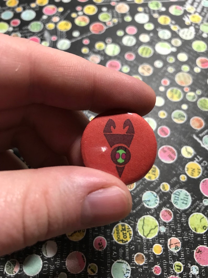 Waterproof Invader Zim Button Sticker Pack - Etsy