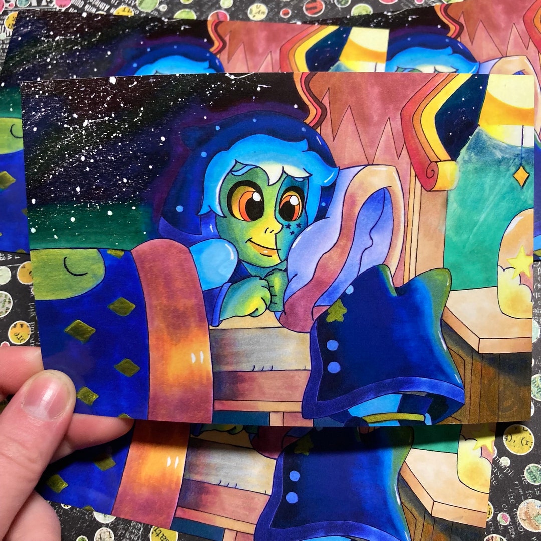 Goodnight Star Boy Owl Art Print - Etsy