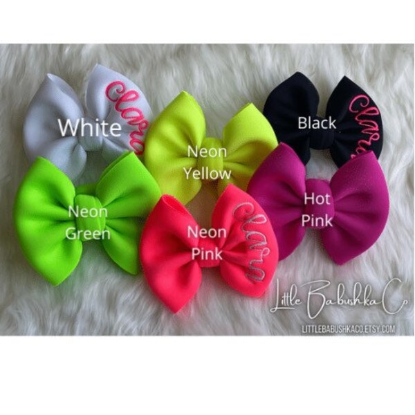 Custom Hair Bows - Etsy
