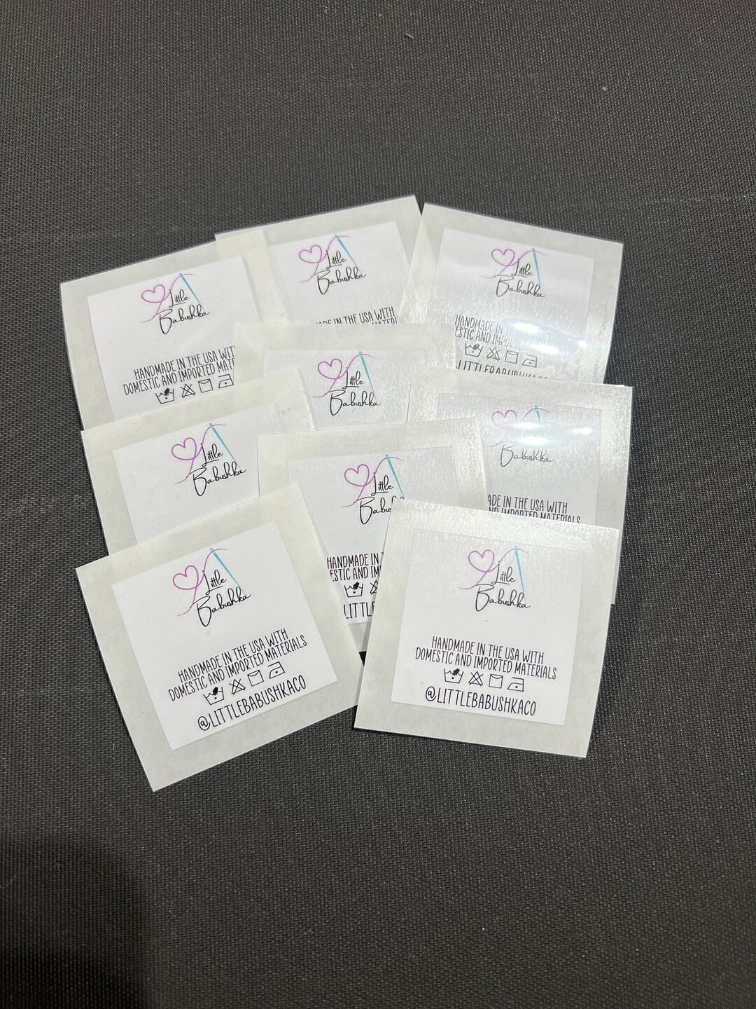 Iron on Clothing Tags, Heat Transfer Iron On - Etsy