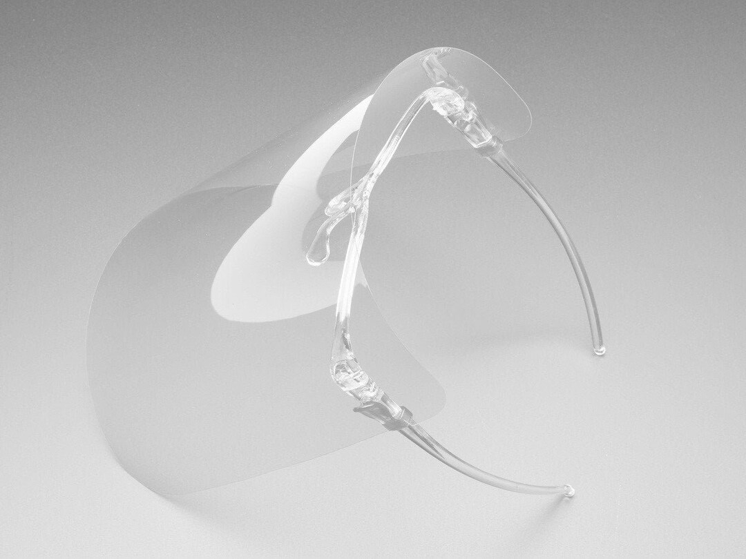 10PCS Full SET Clear Face Shield With Glasses Framemulti Purpose Face ...