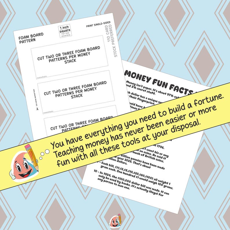 Printable Realistic Play Money - US Bills and Coins Full Set - for ...