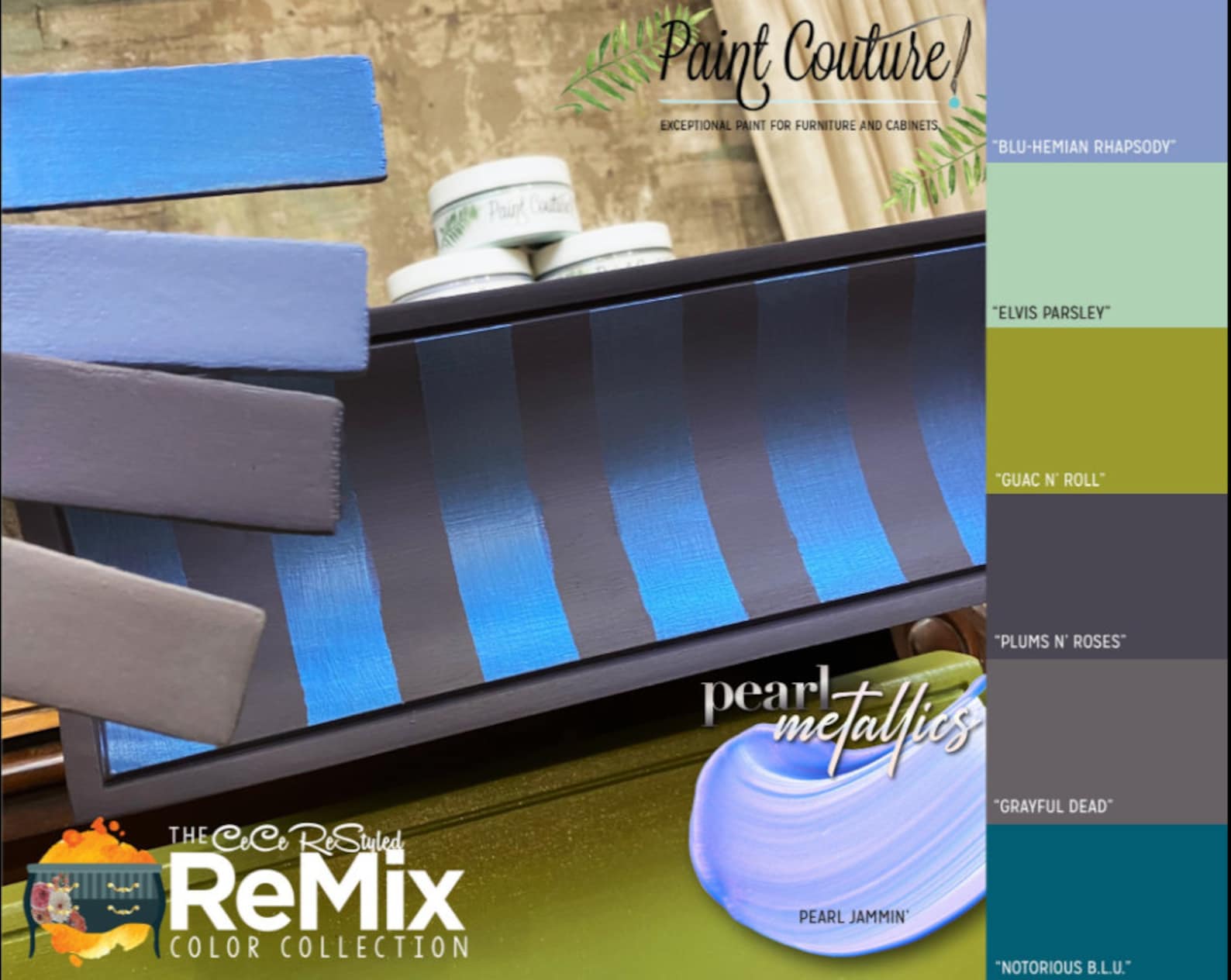 Paint Couture - Cece Restyle Remix Collection-guac N' Roll - Etsy