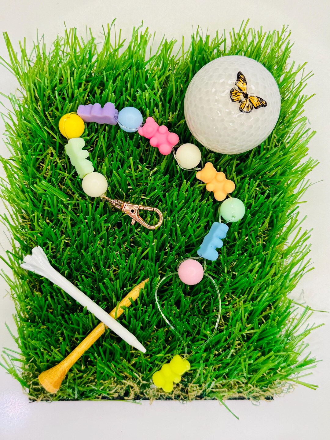 Gummy Bear Bead Golf Stroke Counter | Fun Golf Accessory - Etsy