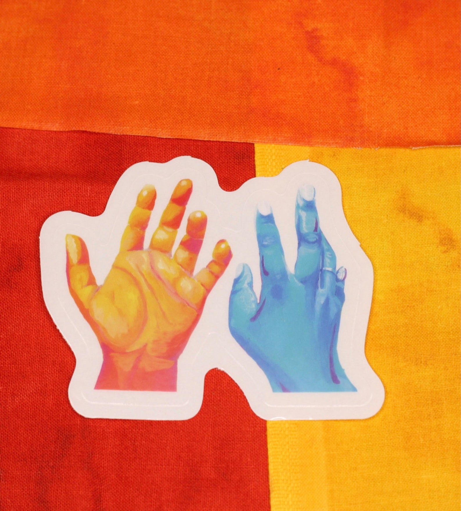 Hands Sticker | Etsy