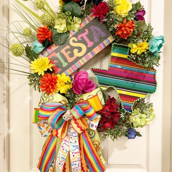 Fiesta Wreath - Etsy
