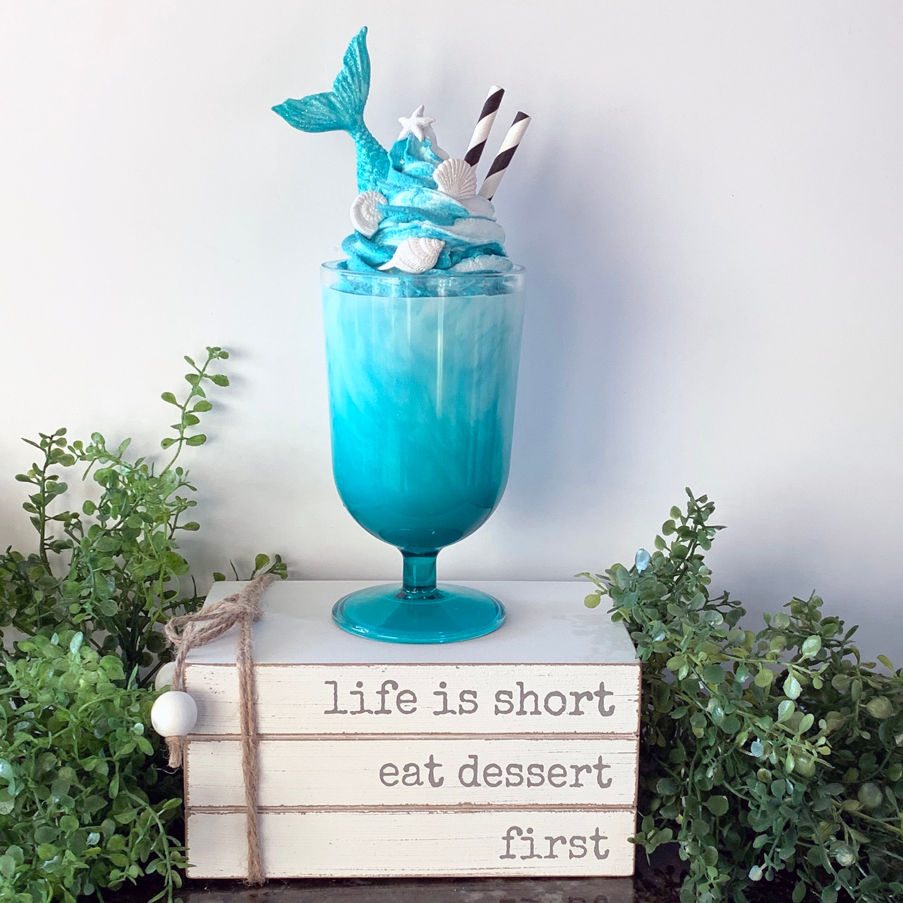 Mermaid Fake Parfait Fake Milkshake Fake Whipped Cream | Etsy