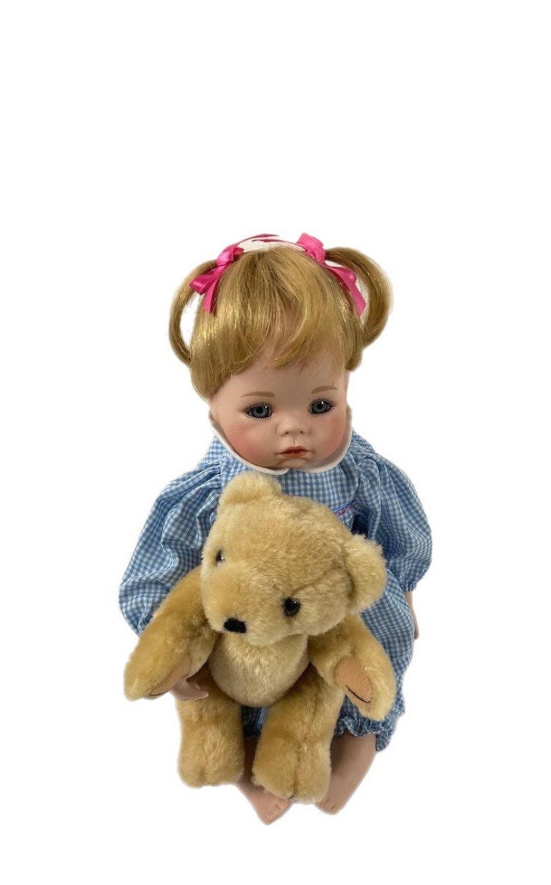 Ashton Drake Galleries Porcelain Dollhannah Needs a Hug W/ - Etsy