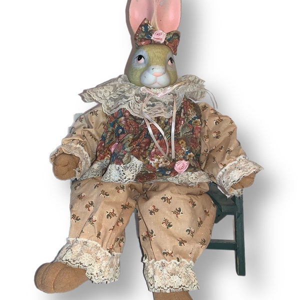 Large Resin Easter Bunny - Etsy