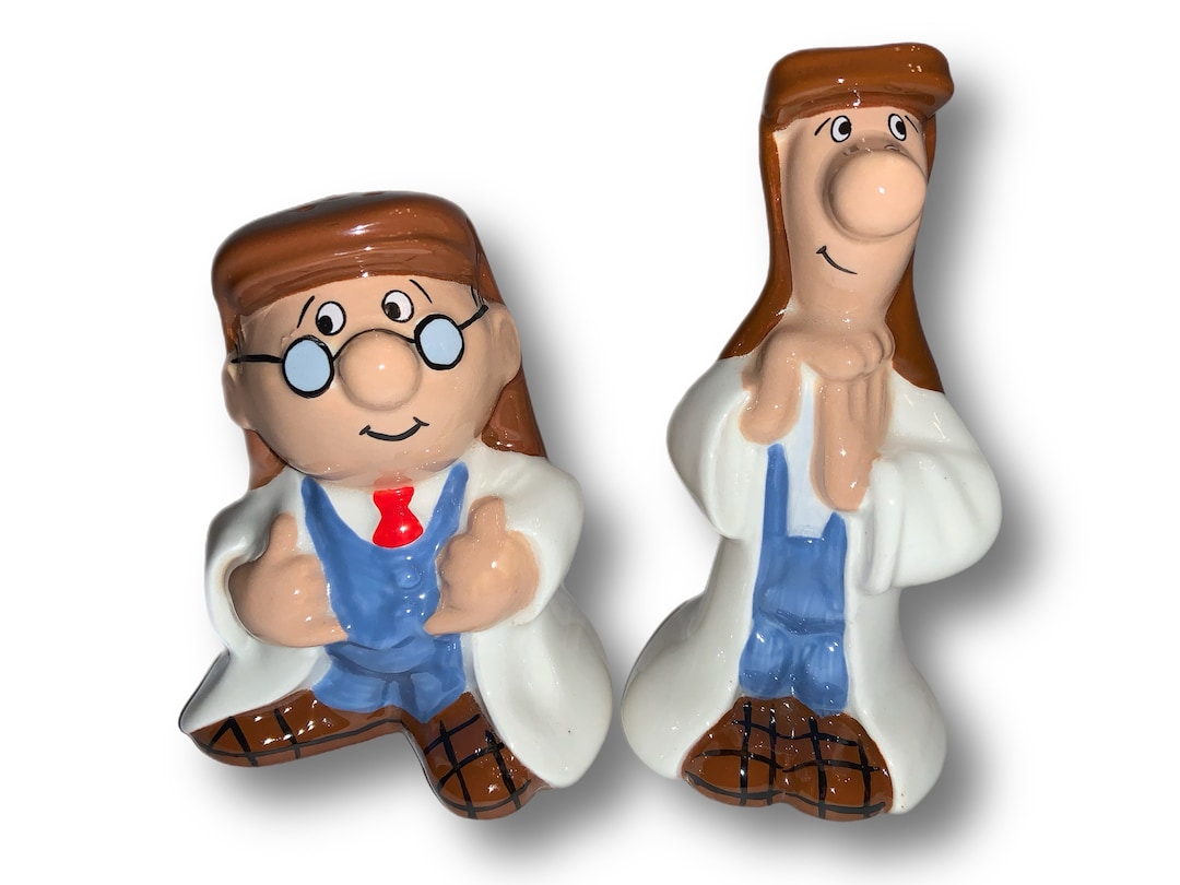 Wade Porcelain Gaffer and Sydney Tetley Tea Salt & Pepper Shakers Long ...