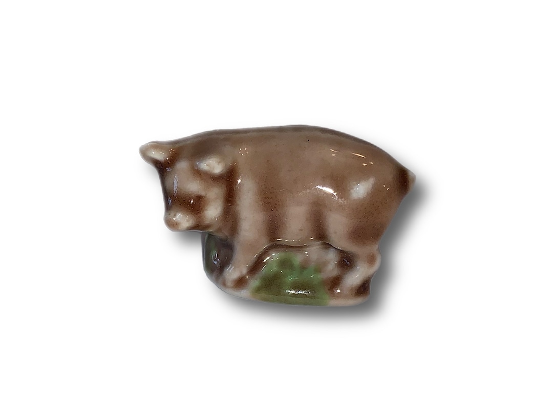 Wade Collectible Porcelain Miniature Pig Vintage - Etsy