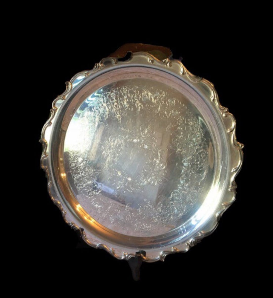 LAST CALL: Vintage Webster-wilcox International Silver Tray Gorgeous - Etsy