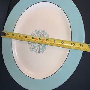 Sevron Midcentury China Platter 13” 1950s Blue Lace MCM Vintage - Etsy