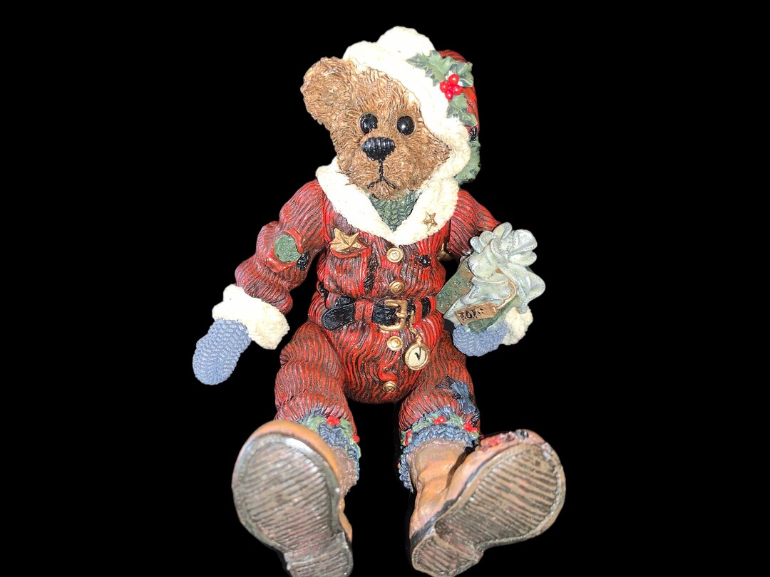 Boyds Bears Vintage Shoebox Bear Nicholas uncle Nick Grizberg Christmas ...
