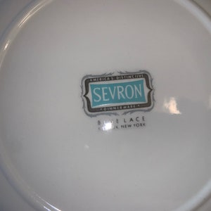 Sevron Midcentury China Platter 13” 1950s Blue Lace MCM Vintage - Etsy