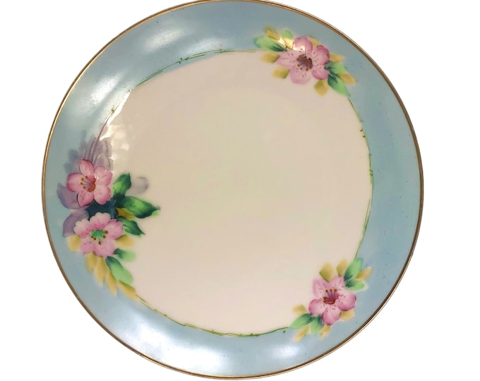 Nippon Crown Mark China Plate Hand Painted Antique China 8” - Etsy