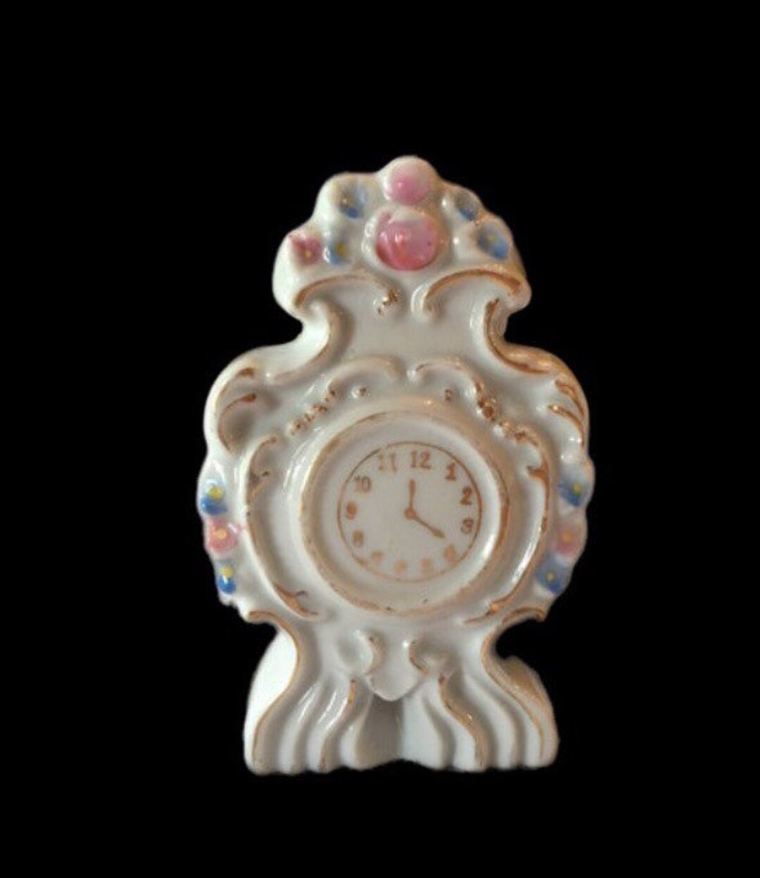 Ceramic Clock Figurine—made in Occupied Japan - Etsy
