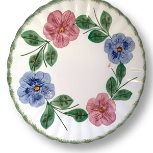 Blue Ridge Southern Pottery Hand Painted Morning Glory Flower ...