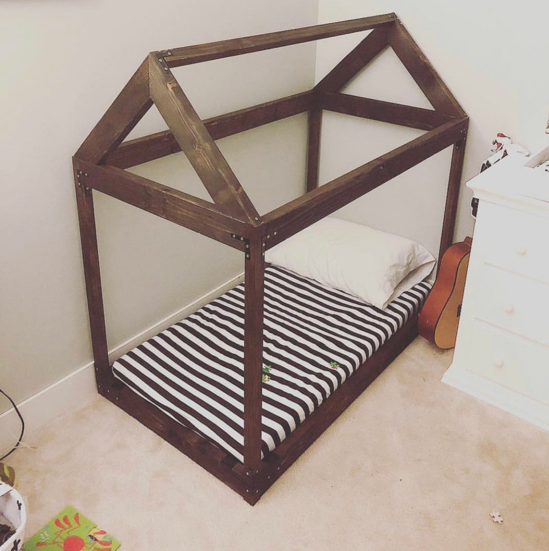 Industrial Farmhouse Rustic Toddler Bed - Etsy