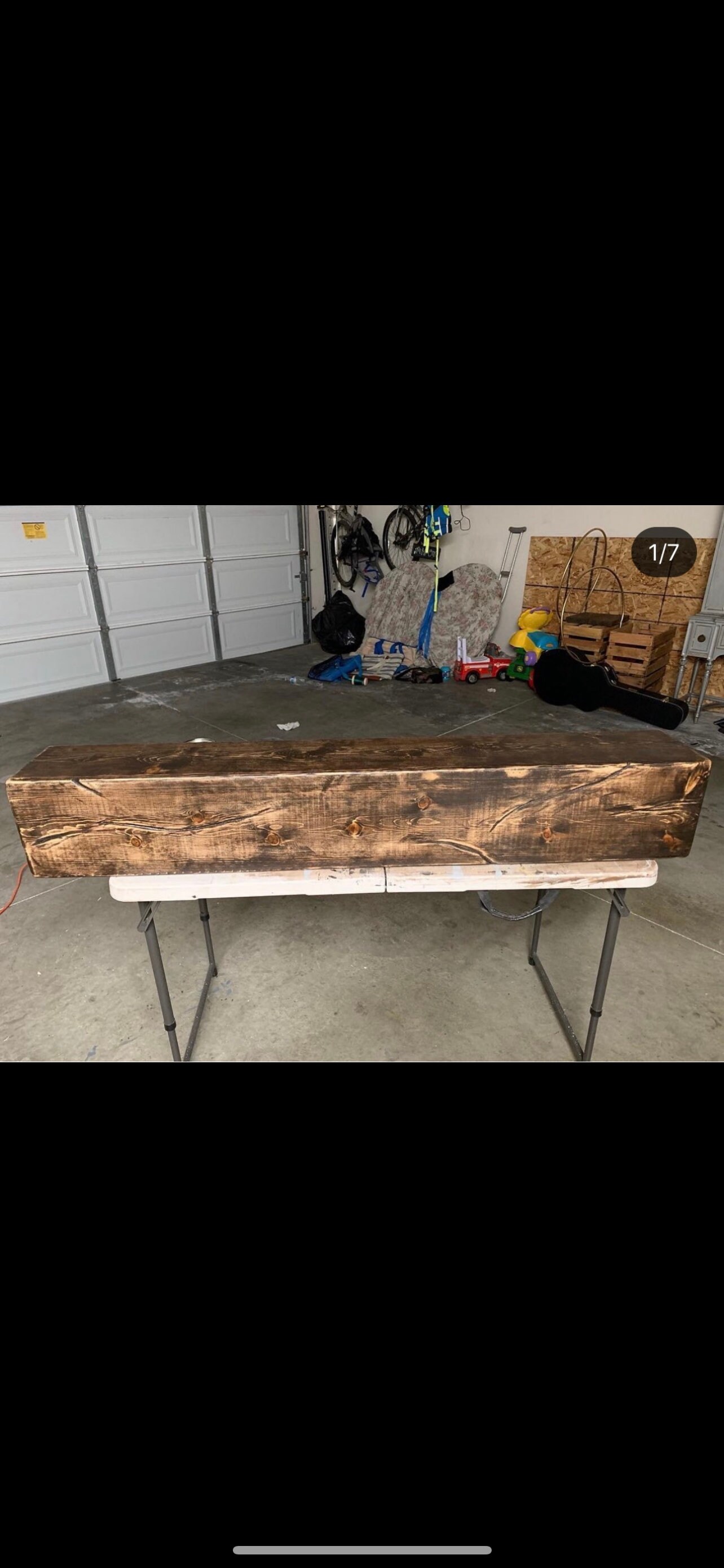 Rustic Wooden Mantle - Etsy