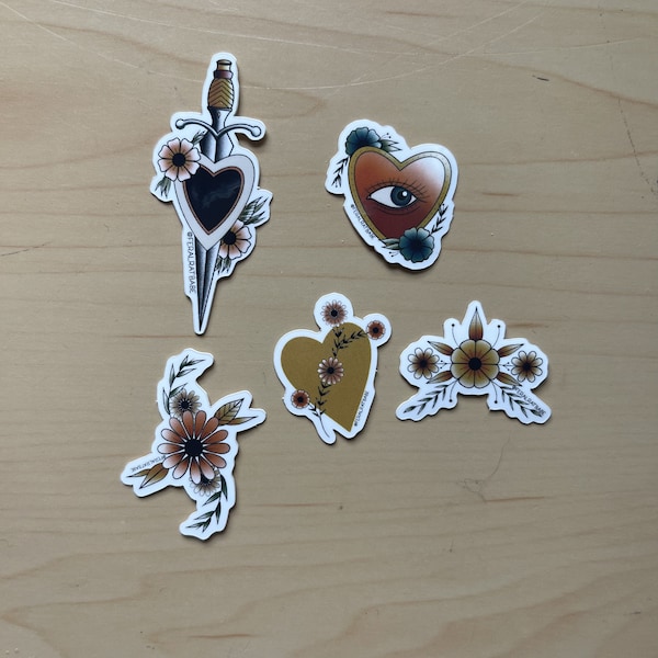 Traditional Stickers - Etsy