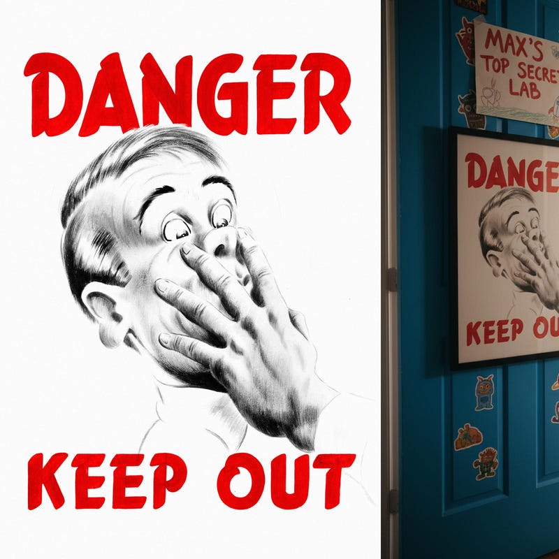 Keep Out Room Sign - Etsy