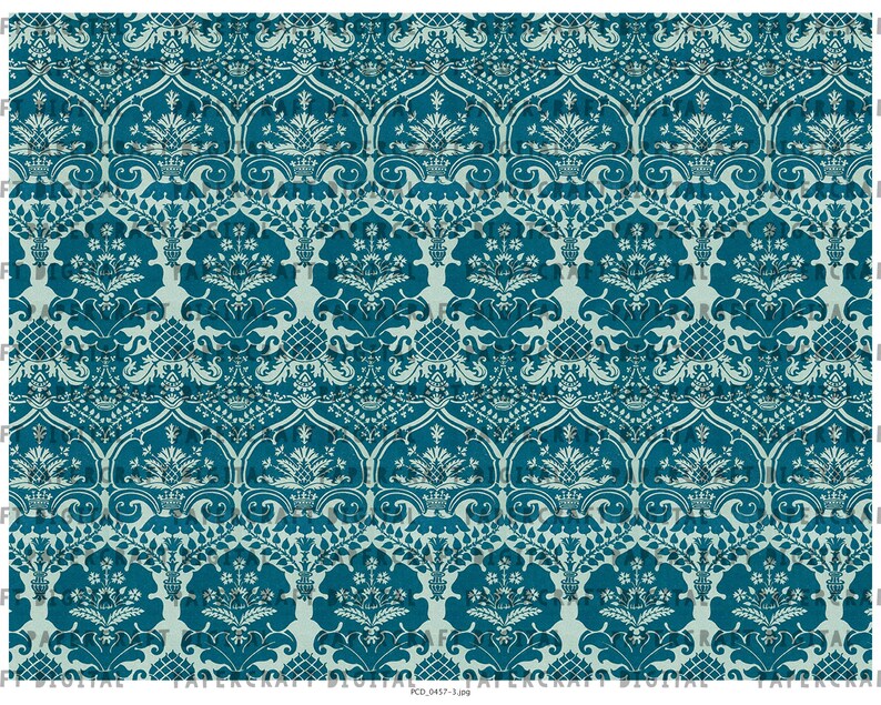 Printable Papers Old 1900's Decorative Floral Wallpaper Patterns - Etsy