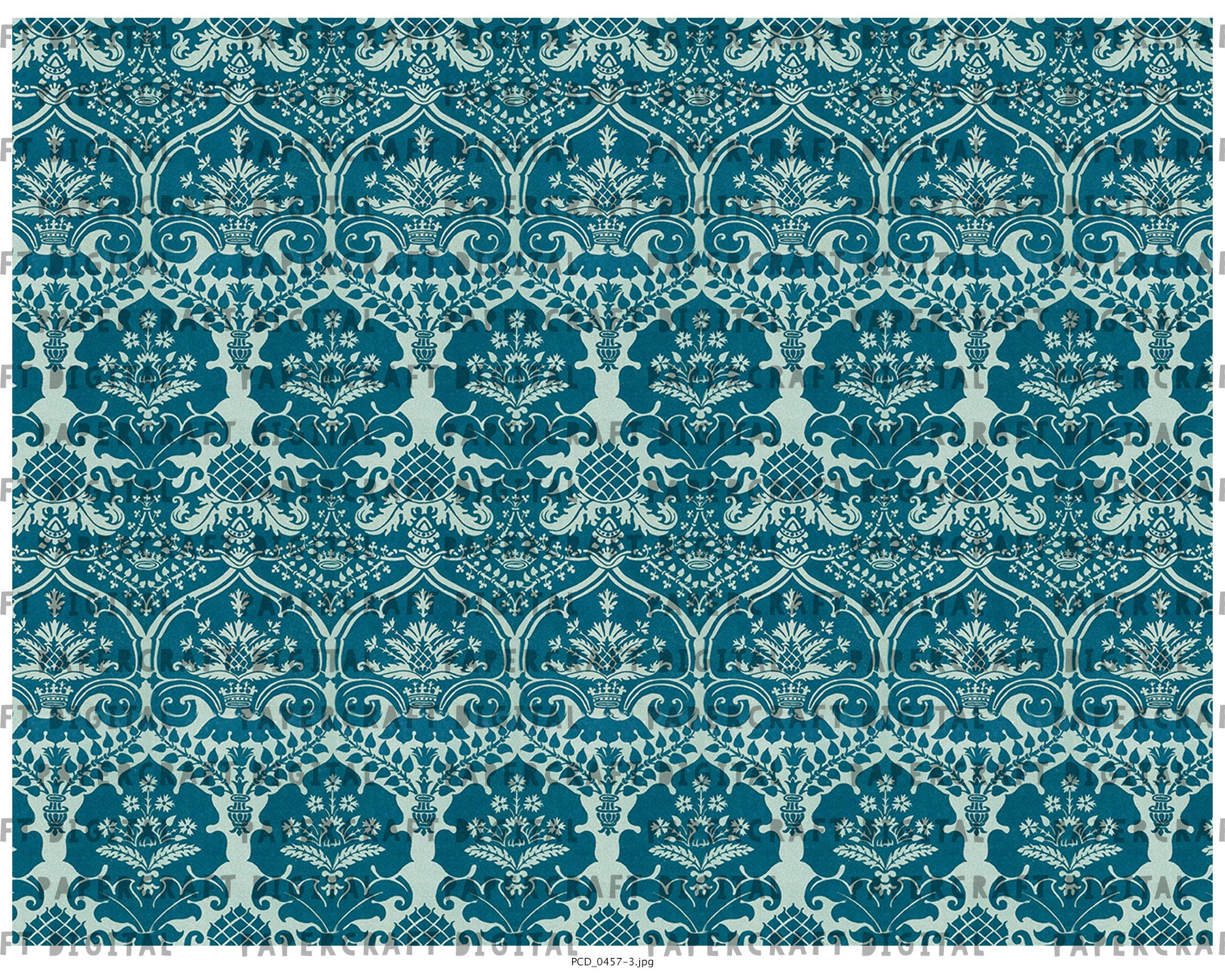 Printable Papers Old 1900's Decorative Floral Wallpaper Patterns - Etsy