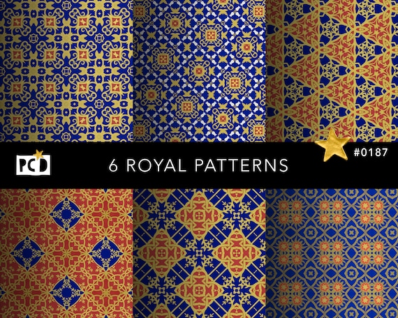 Vintage Scrapbook Printable Paper Old Medieval Pattern | Etsy