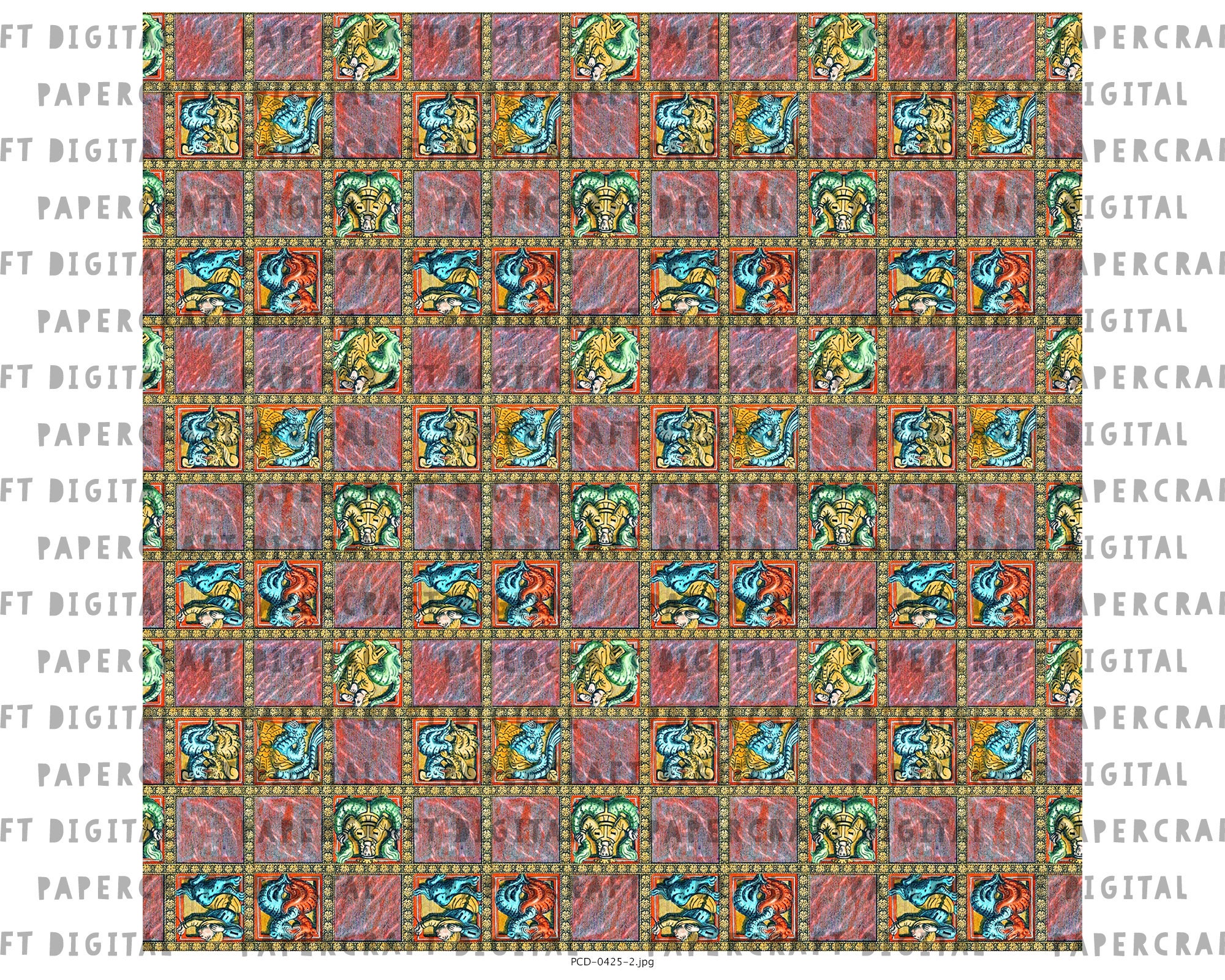 Antique Middle Ages Pattens Printable Old English Designs Papers - Etsy ...