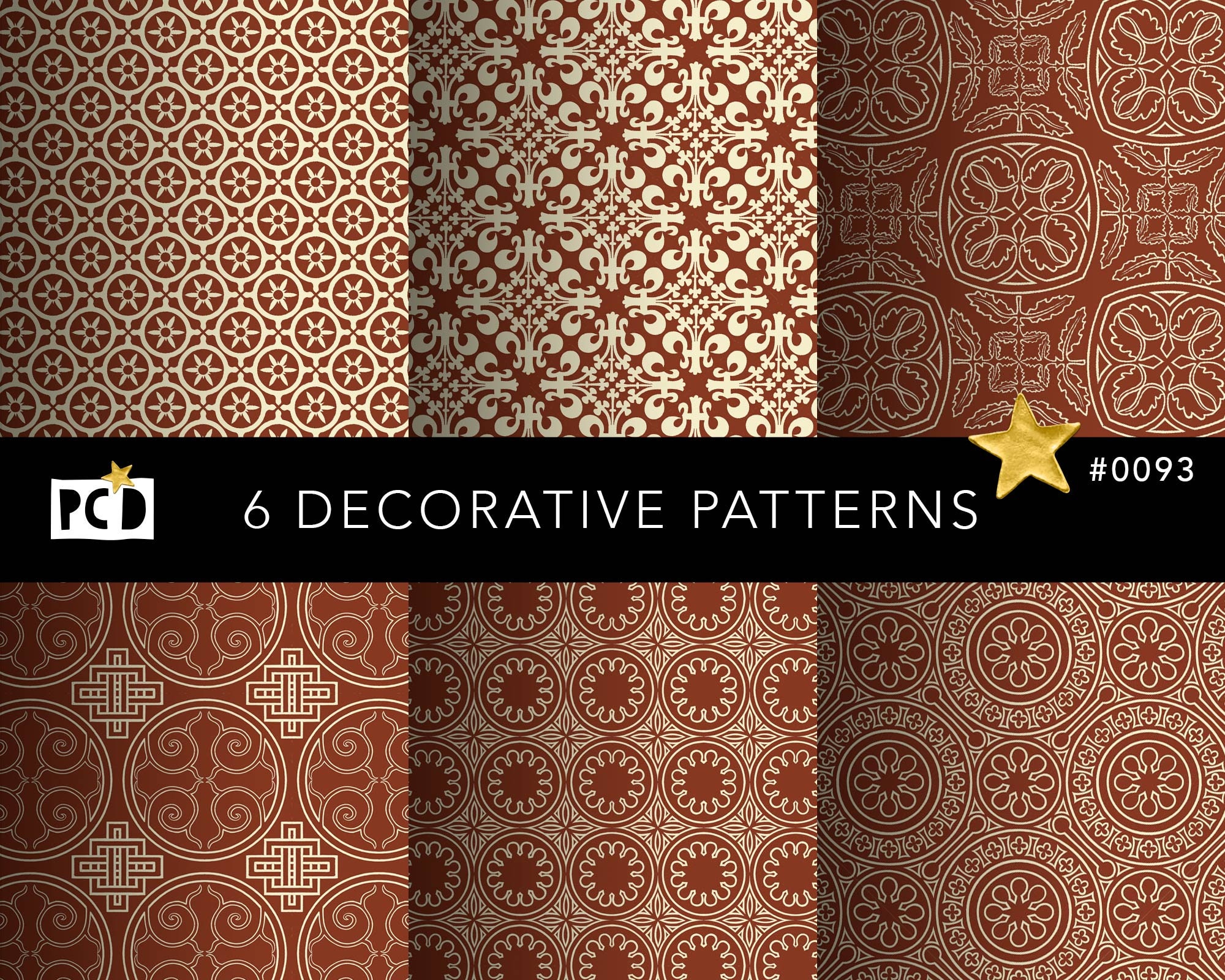 Vintage Scrapbook Printable Paper | Old Medieval Pattern | Decorative ...
