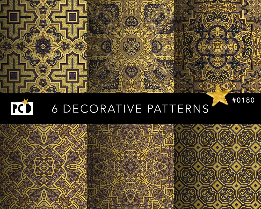 Vintage Scrapbook Printable Paper | Old French Renaissance Pattern ...