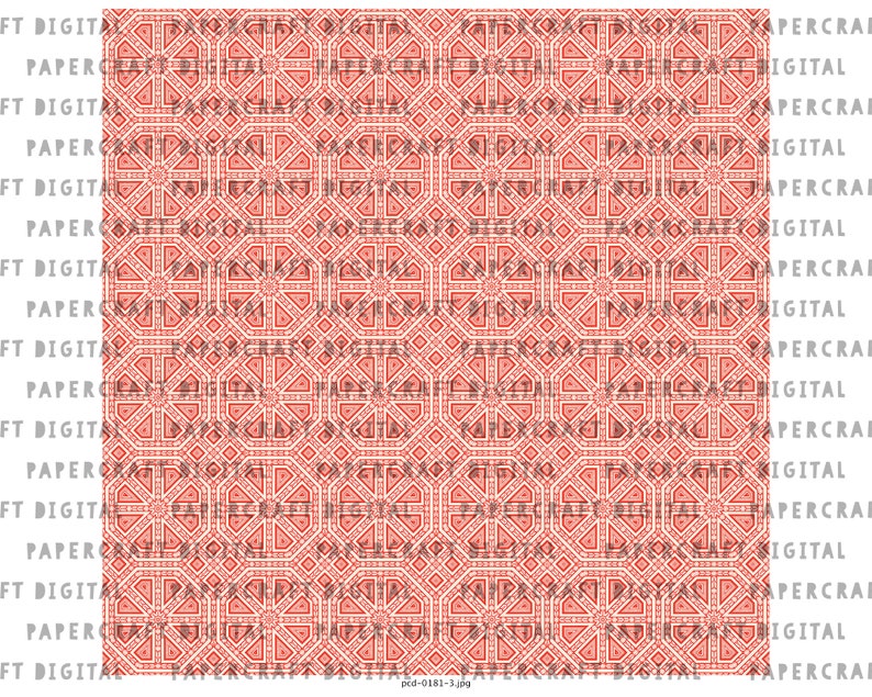 Vintage Scrapbook Printable Paper | Old Medieval Pattern | Seamless ...