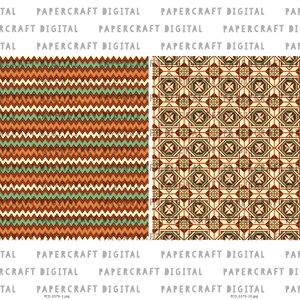 Medieval Printable Paper Patterns | Old Middle Ages Seamless Decorative ...