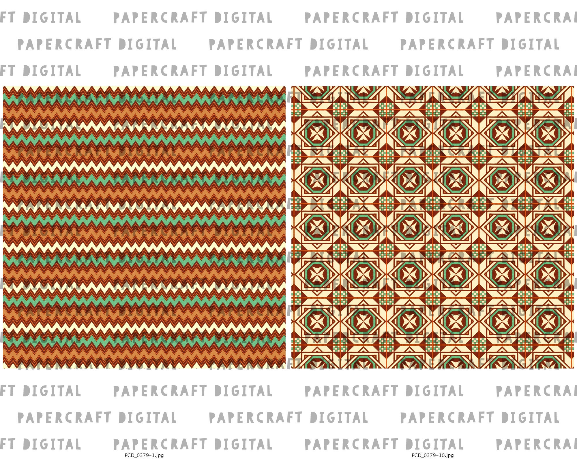 Medieval Printable Paper Patterns | Old Middle Ages Seamless Decorative ...