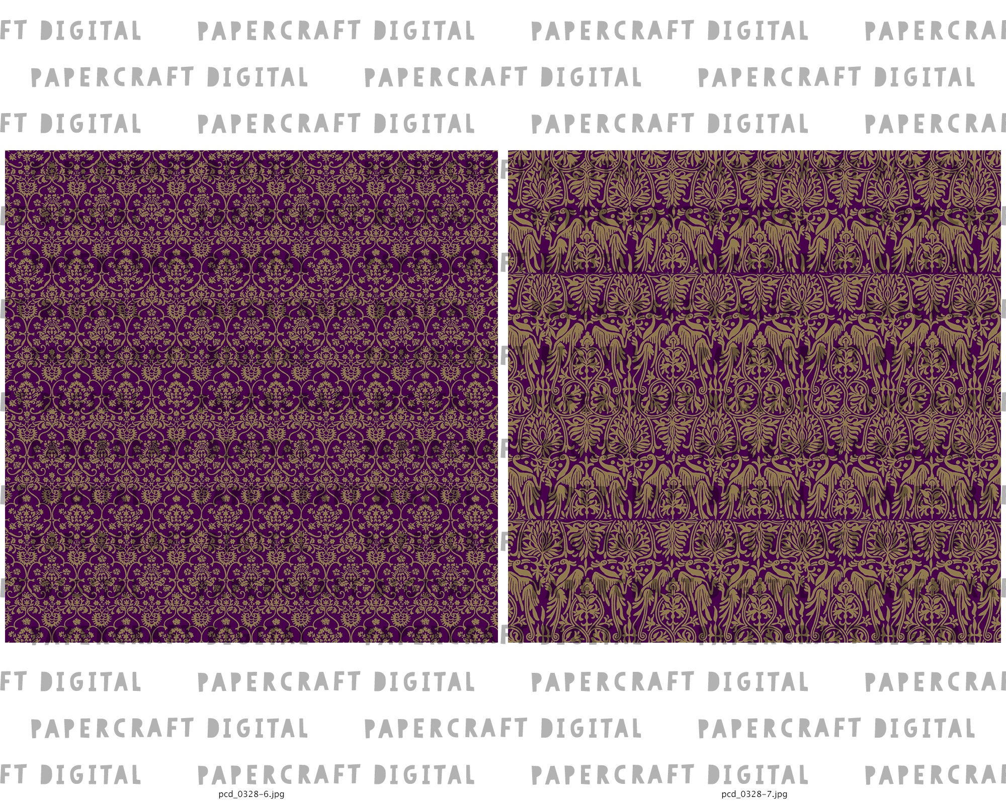 Vintage Scrapbook Printable Paper Old Ornamental Pattern | Etsy