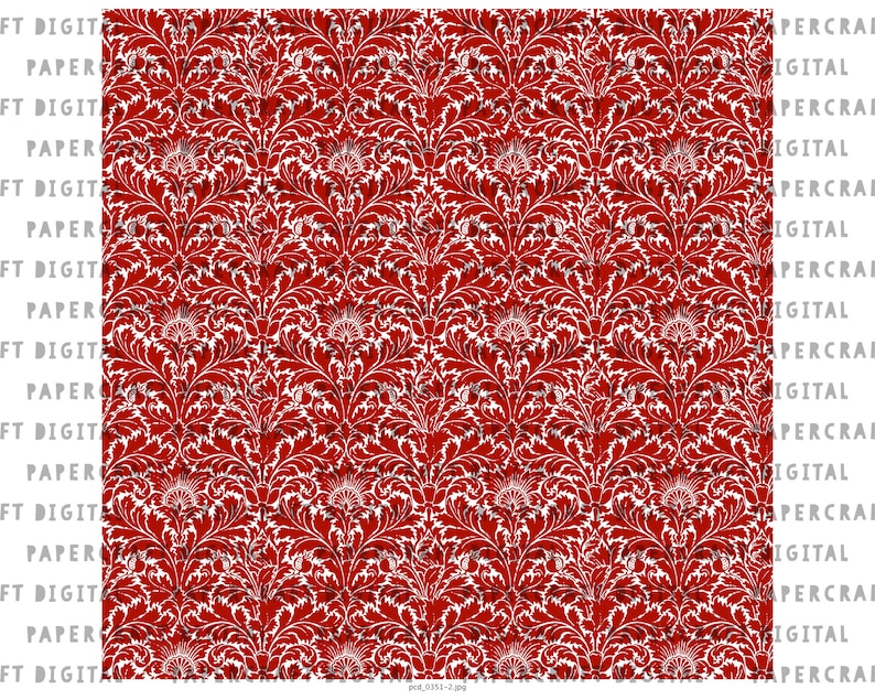 Patterned Paper Pack | Vintage Scrapbook Printable Paper | Old Ornate ...