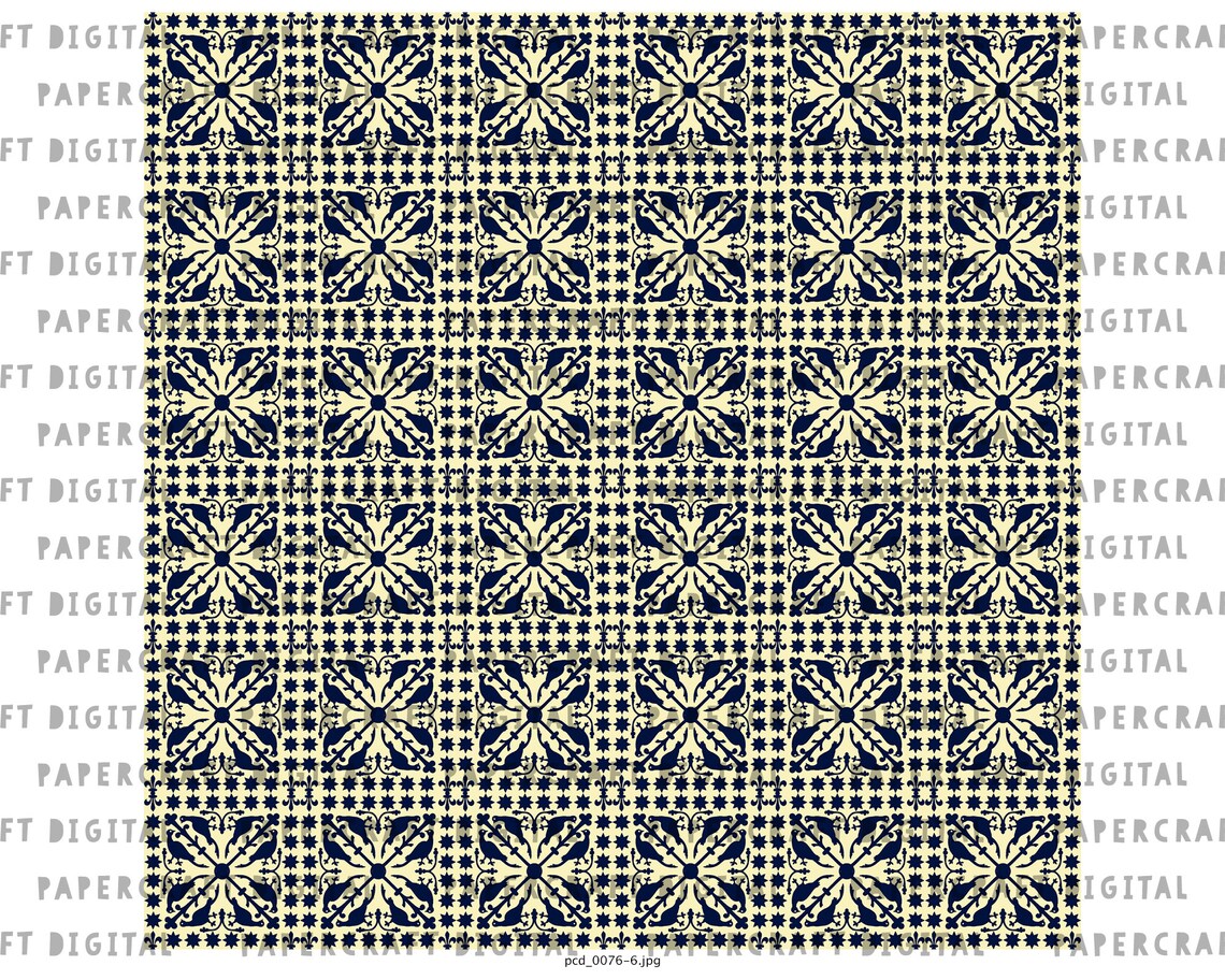 Vintage Scrapbook Printable Paper Old Ornamental Pattern | Etsy
